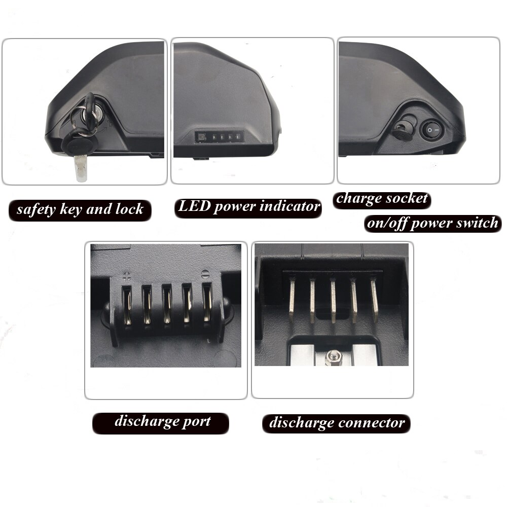 36V 48V 52V Shark ebike frame battery case 65pcs 7... – Grandado