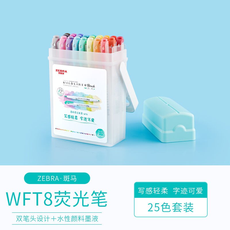 1set Zebra WFT8 MildLiner Brush Double Tip Highlig... – Vicedeal