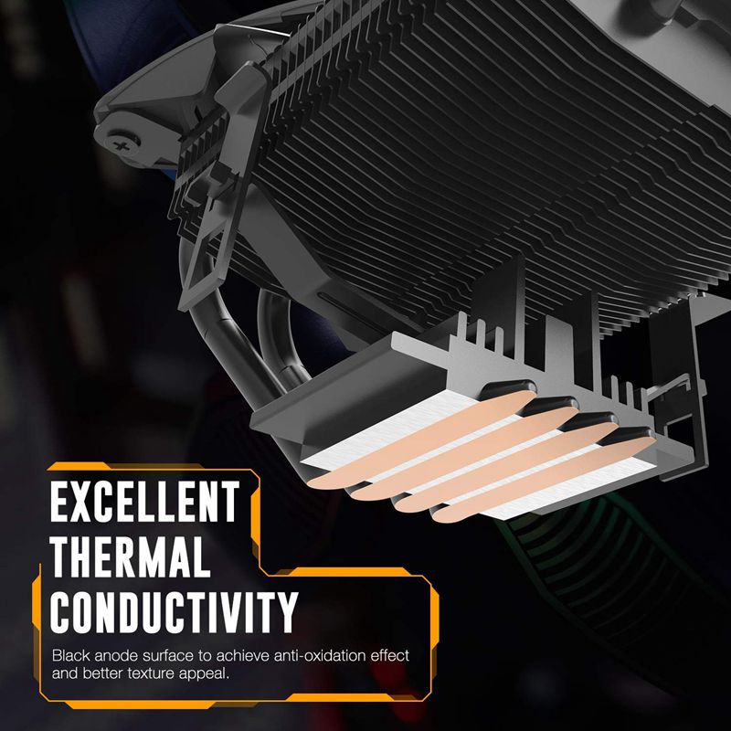 darkFlash Aigo CPU Cooler Radiator TDP 120W Heat S... – Vicedeal