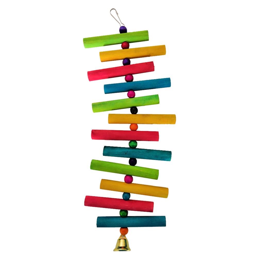 Parrot Toys Macaw Hanging Acrylic with Bells Bites... – Grandado