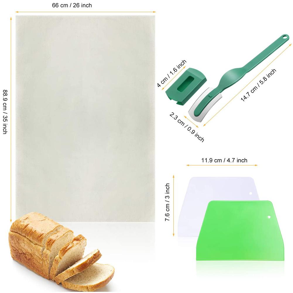 French Baguette Baking Tools Kit with Proofing Lin... – Grandado