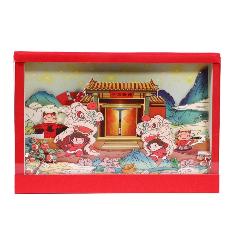 Chinese Year 3D Hand Tear Desk Calendar Engraving ... – Grandado