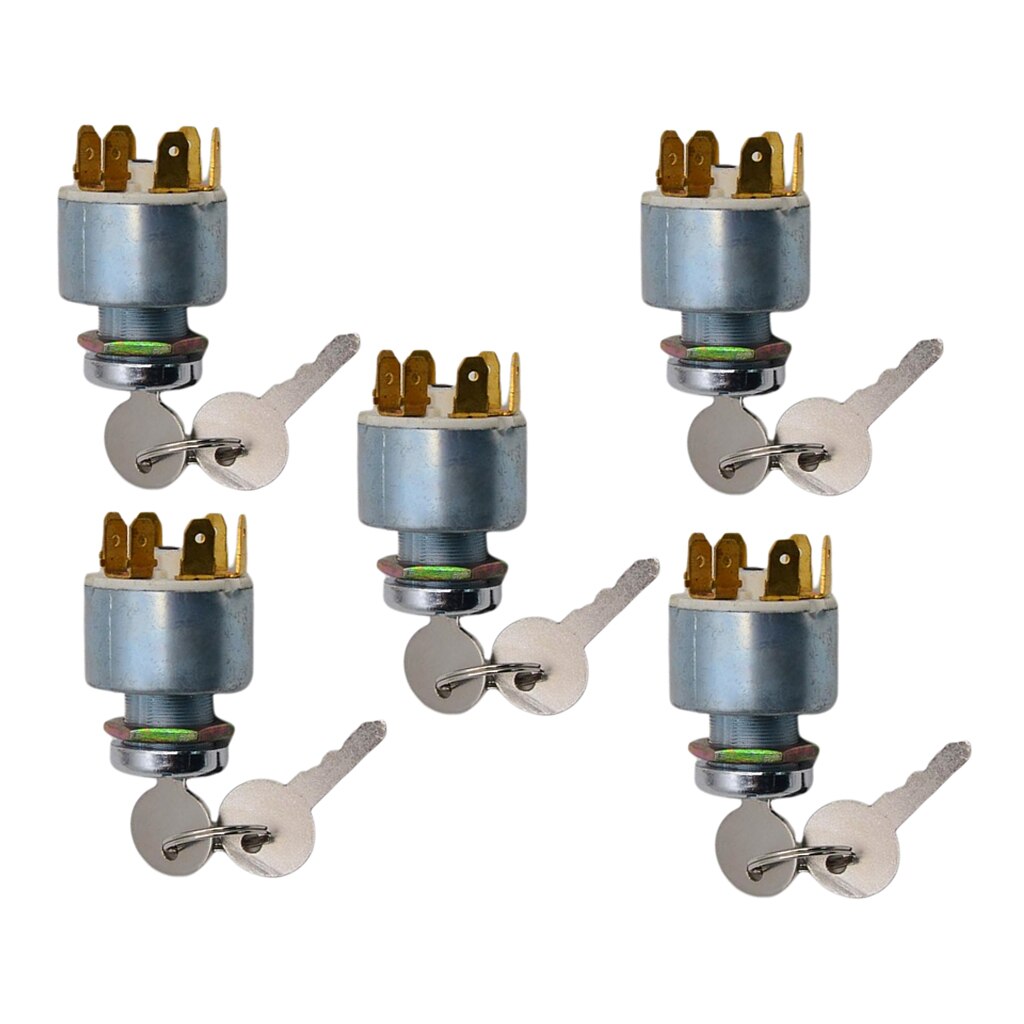 5x 12V Universal Ignition Barrel Key Switch Boat C... – Vicedeal