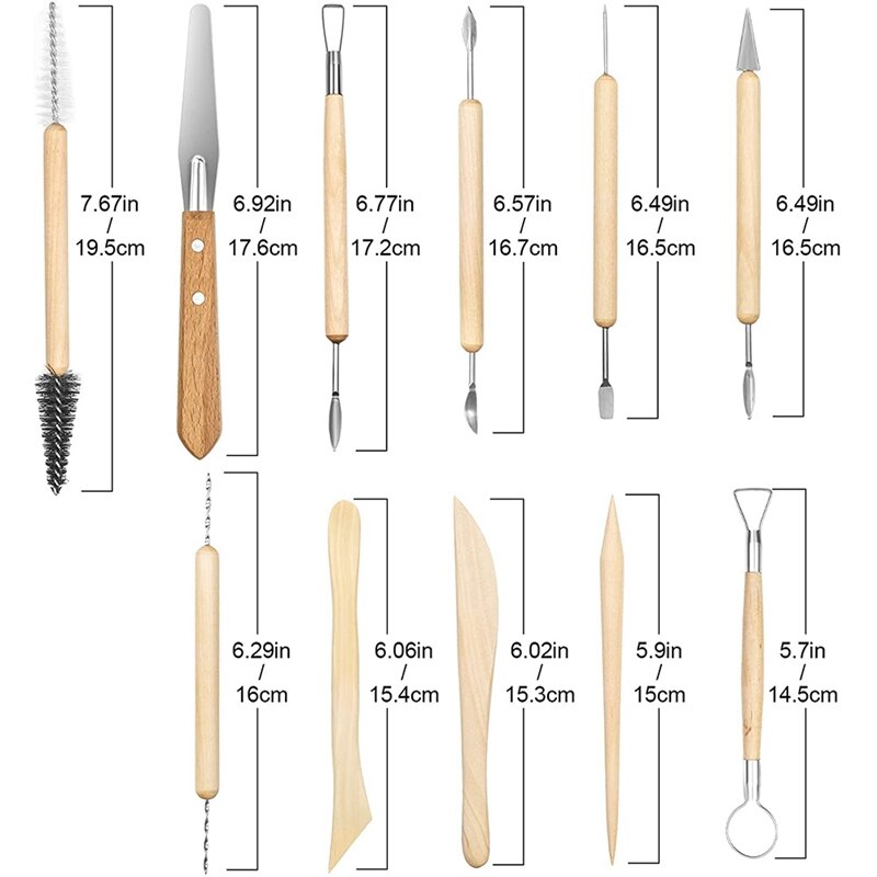 20Pcs Sculpting Tools Set, Poterry Clay Tools, Scu... – Grandado