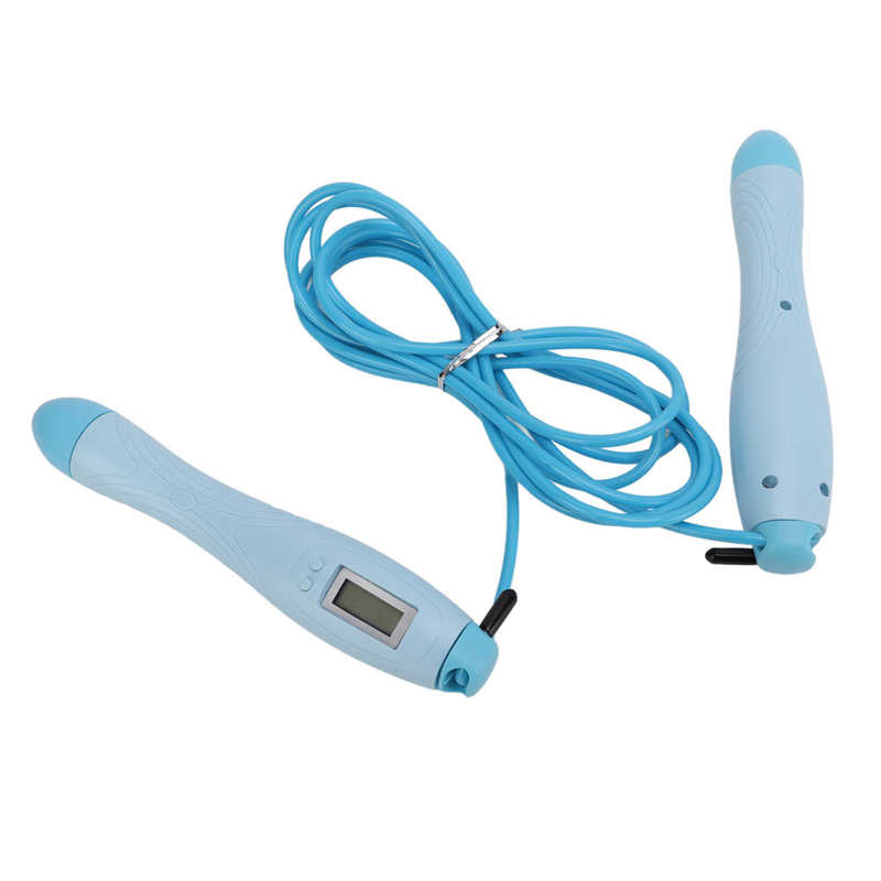 Skipping Rope Count 9999 Times Curved Handle Adjus... – Grandado