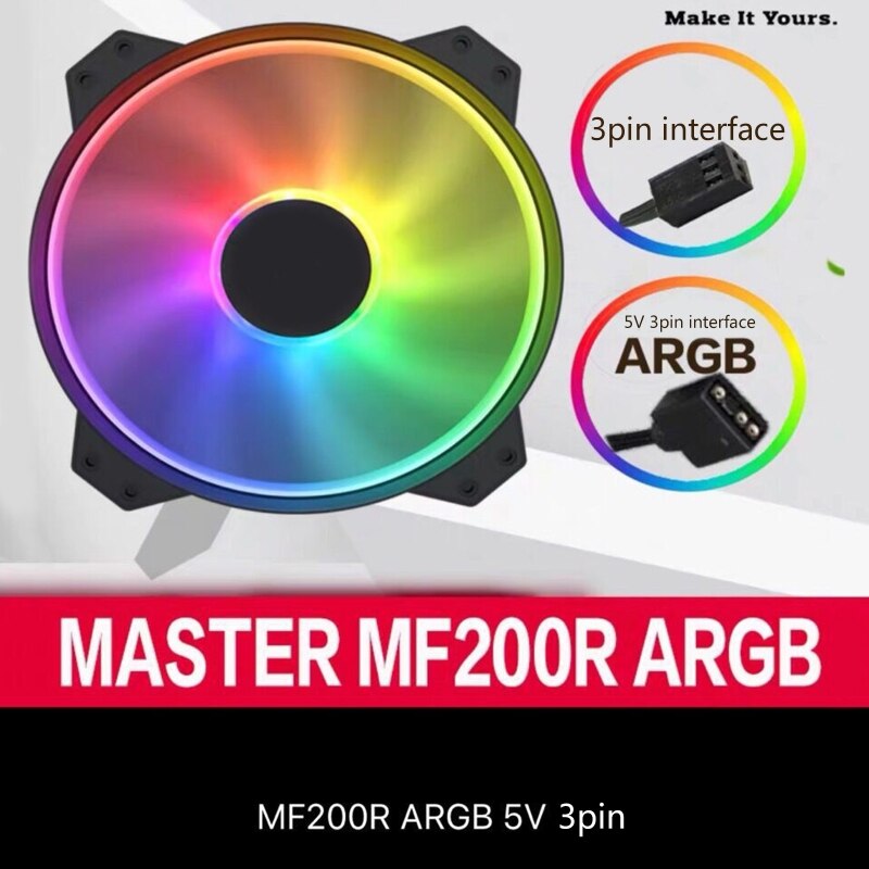 MF200R ARGB 5V 3PIN 20cm Symphony Computer Desktop... – Grandado
