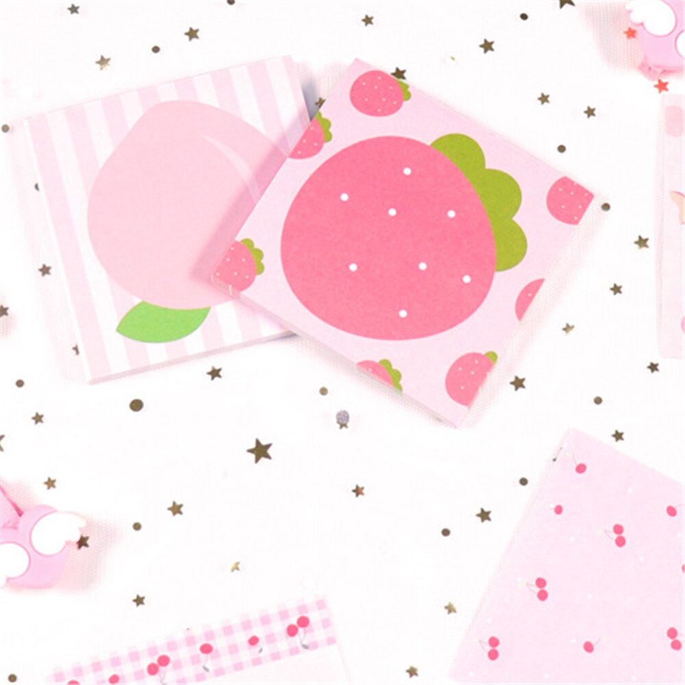 50Sheets Leuke Roze Serie Sticky Notes Kawaii Memo... – Grandado