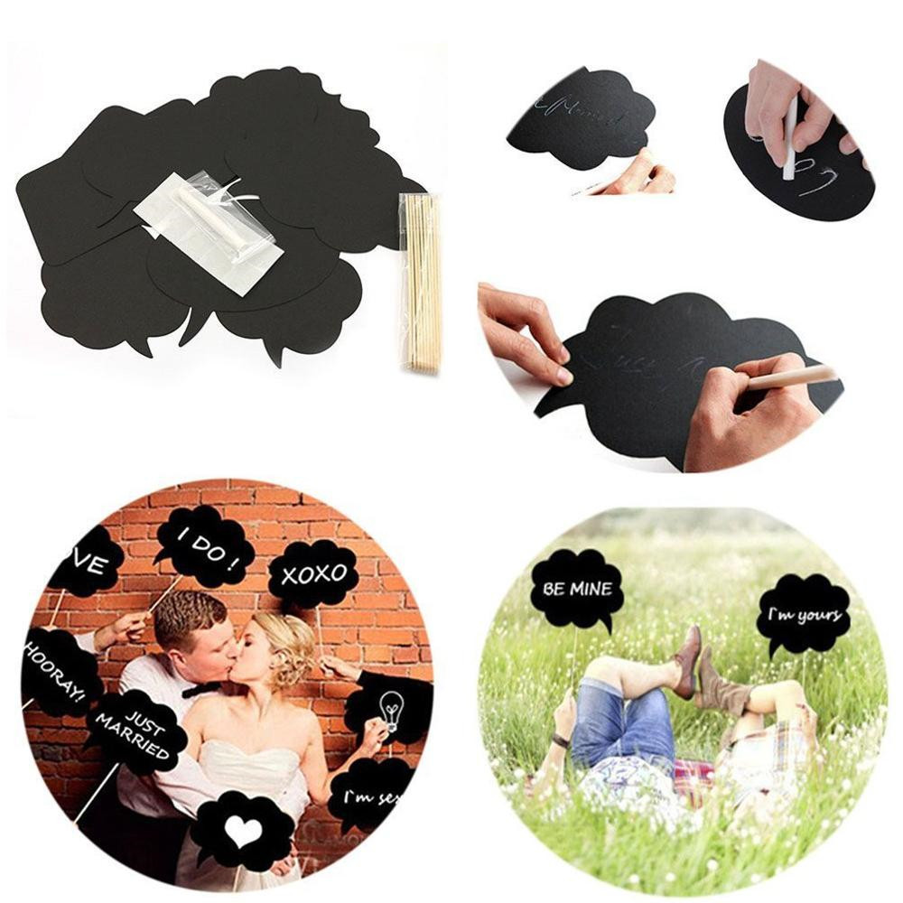 10 sets of funny photo props fun wedding photo clo... – Grandado