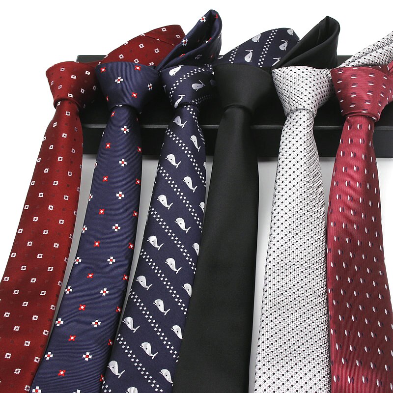 Herrslips 5 cm mager slipsar bröllop brudgum slips... – Grandado