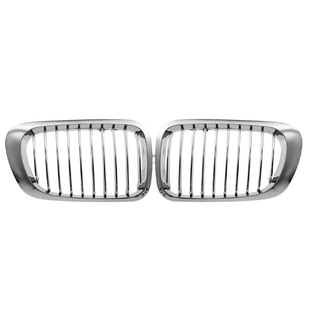 2 Pieces Front Bumper Hood Grille For BMW E46 M3 3... – Grandado