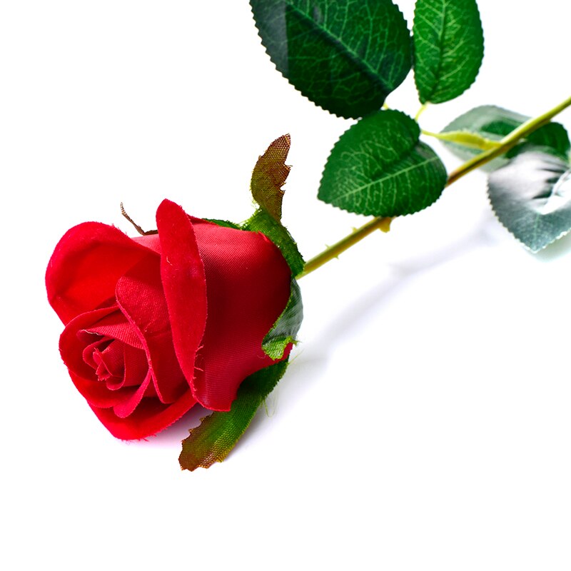 Artificial Red Rose Flower Wedding Bridal Bouquet ... – Grandado
