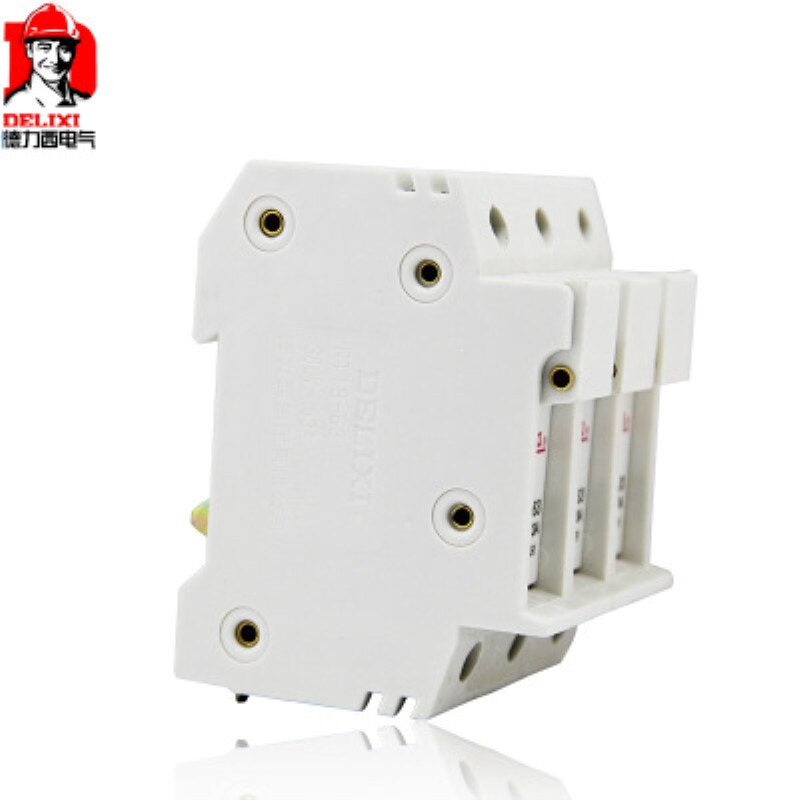 Base Fuse Holder 3P RT18-63 35mm DIN rail mount Su... – Grandado