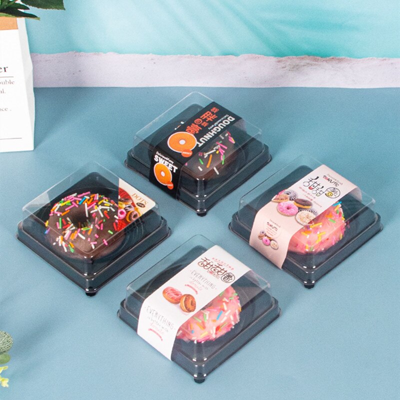 LBSISI Life 50pcs Doughnut Plastic Box Handmade Do... – Grandado