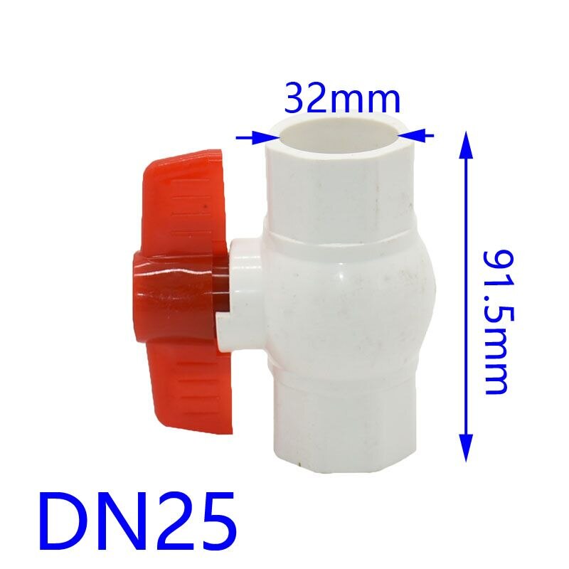 Pvc ball valve dn15 dn25 water flow control valve ... – Grandado