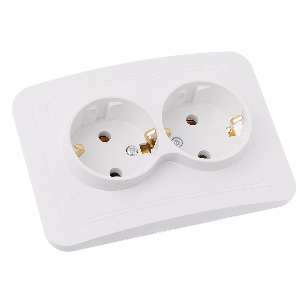 220V/16A 118x80mm EU Double Ground Socket Househol... – Vicedeal