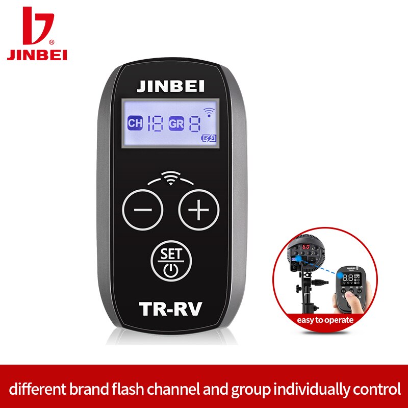 JINBEI TR-RV 2.4GHz Wireless Trigger SYNC Slot Rec... – Grandado
