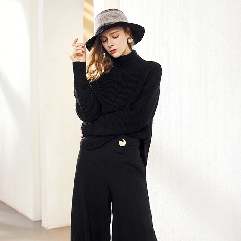 H757 Women Wool Fedoras Hat Fall Winter Short Brim... – Grandado