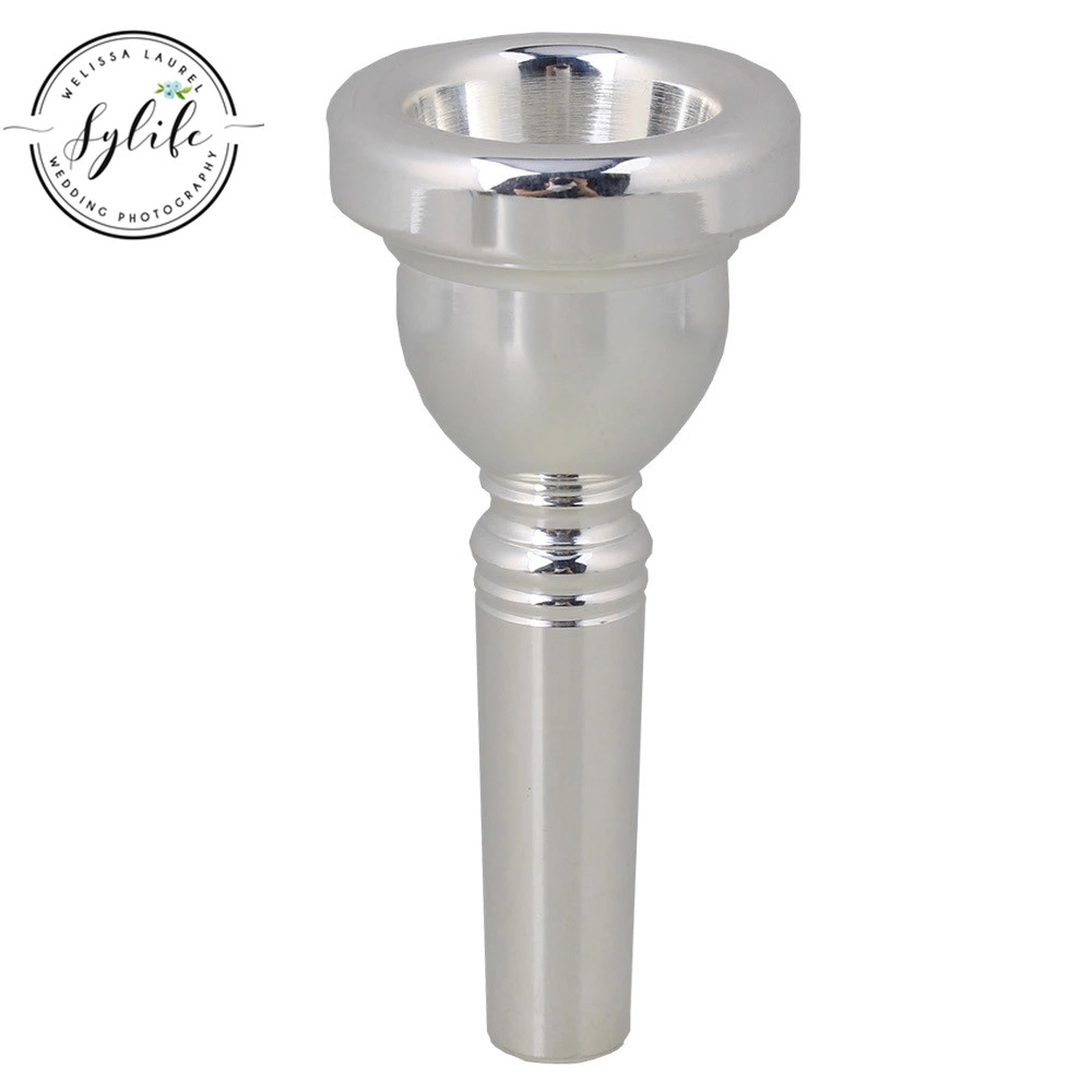 Silver Plated 40mm Diameter Brass Musical Trombone... – Grandado