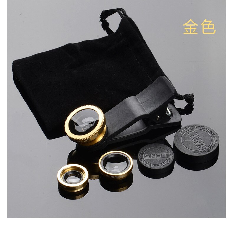 3in1 Fisheye Fish Eye Lens Wide Angle Macro Fishey... – Grandado