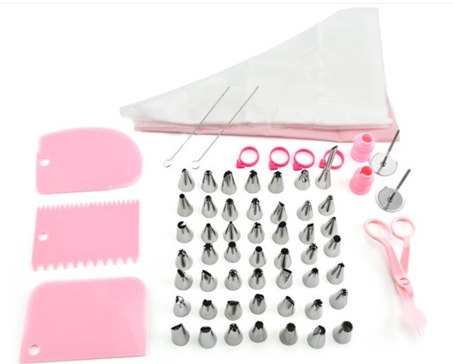 set Pink Cake Turntable Set Multifunction Cake Dec... – Grandado