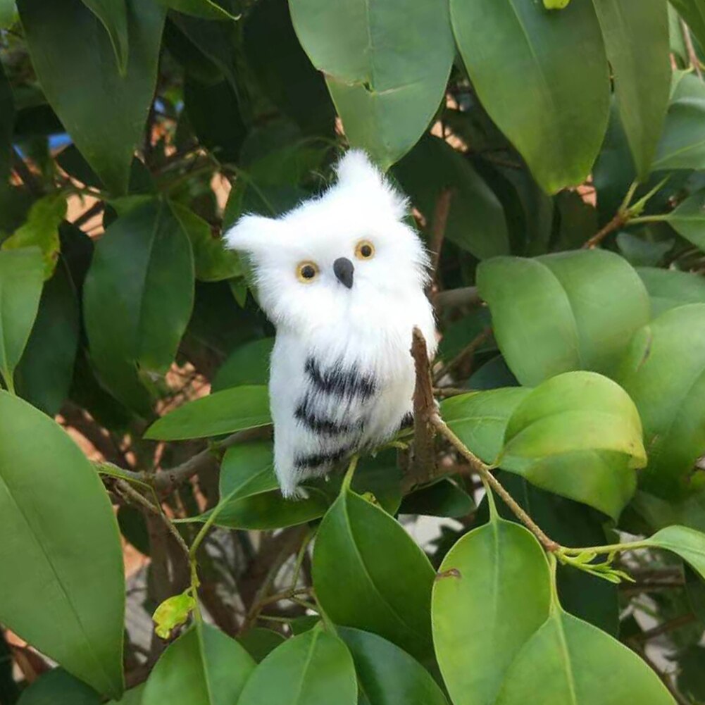 Lovely Artificial Animal Owl Miniature Plush Toy G... – Grandado