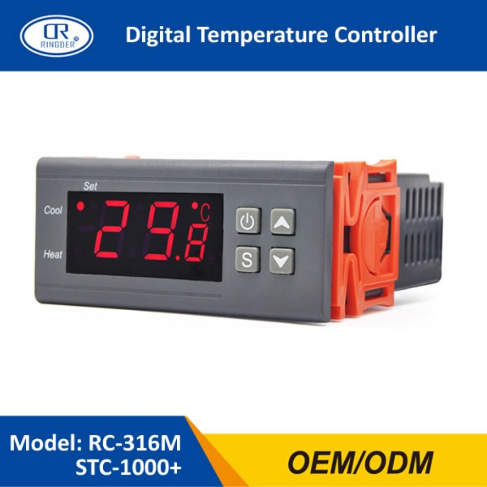 RINGDER RC-316M Cool Heat Auto Switch STC-1000+ Up... – Vicedeal