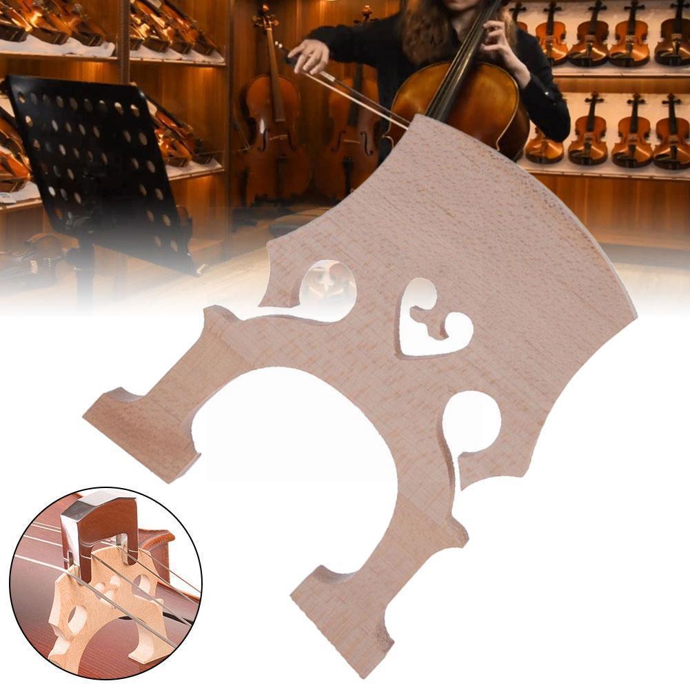 Elementary Maple Cello Bridge Maple Bridge For Pra... – Grandado