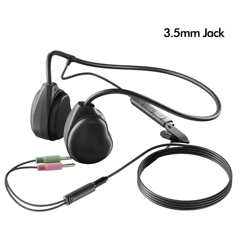 Original Air Conduction Wired Earphone 3.5mm Open ... – Grandado