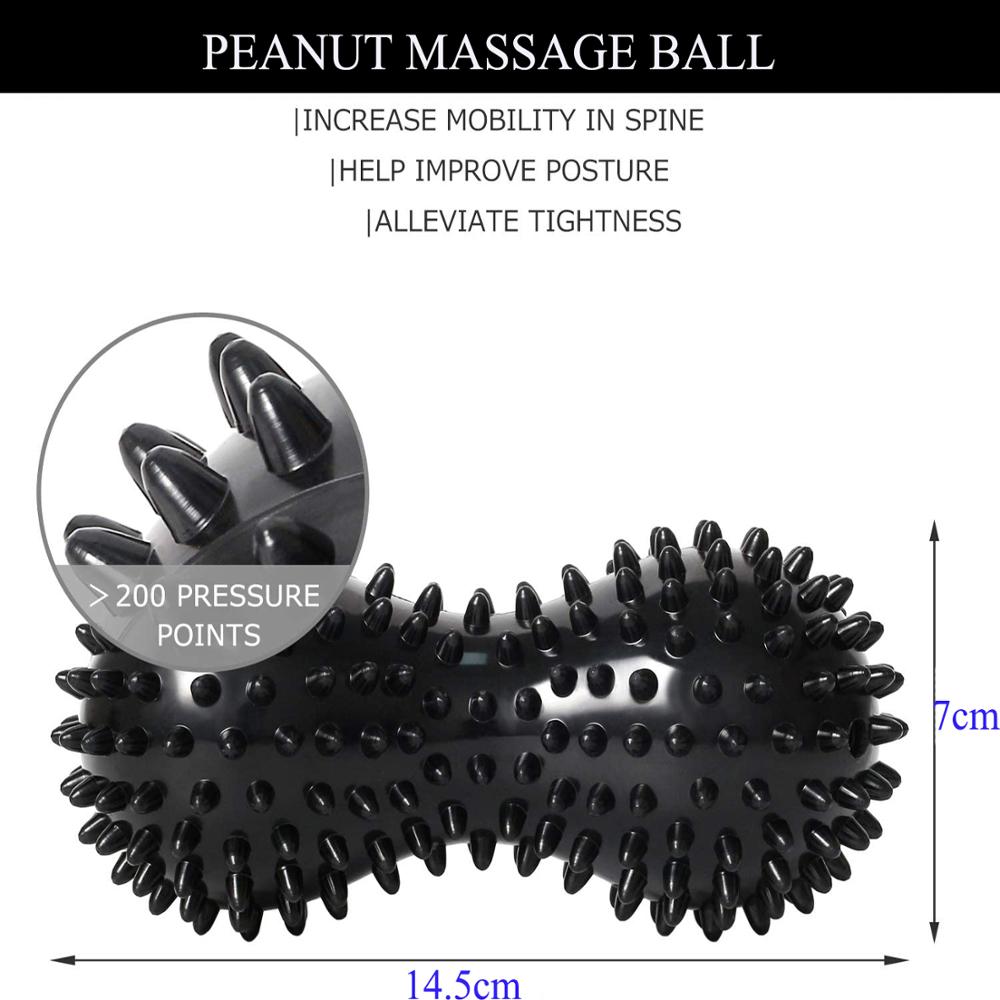 Peanut Massage Ball Foot Massage Roller Spiky Trig... – Vicedeal