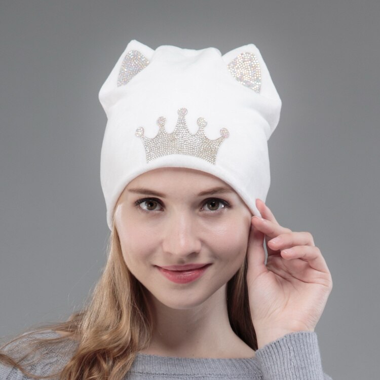 Vrouwen Mutsen Skullies Meisje Leuke Winter Hoed M... – Grandado