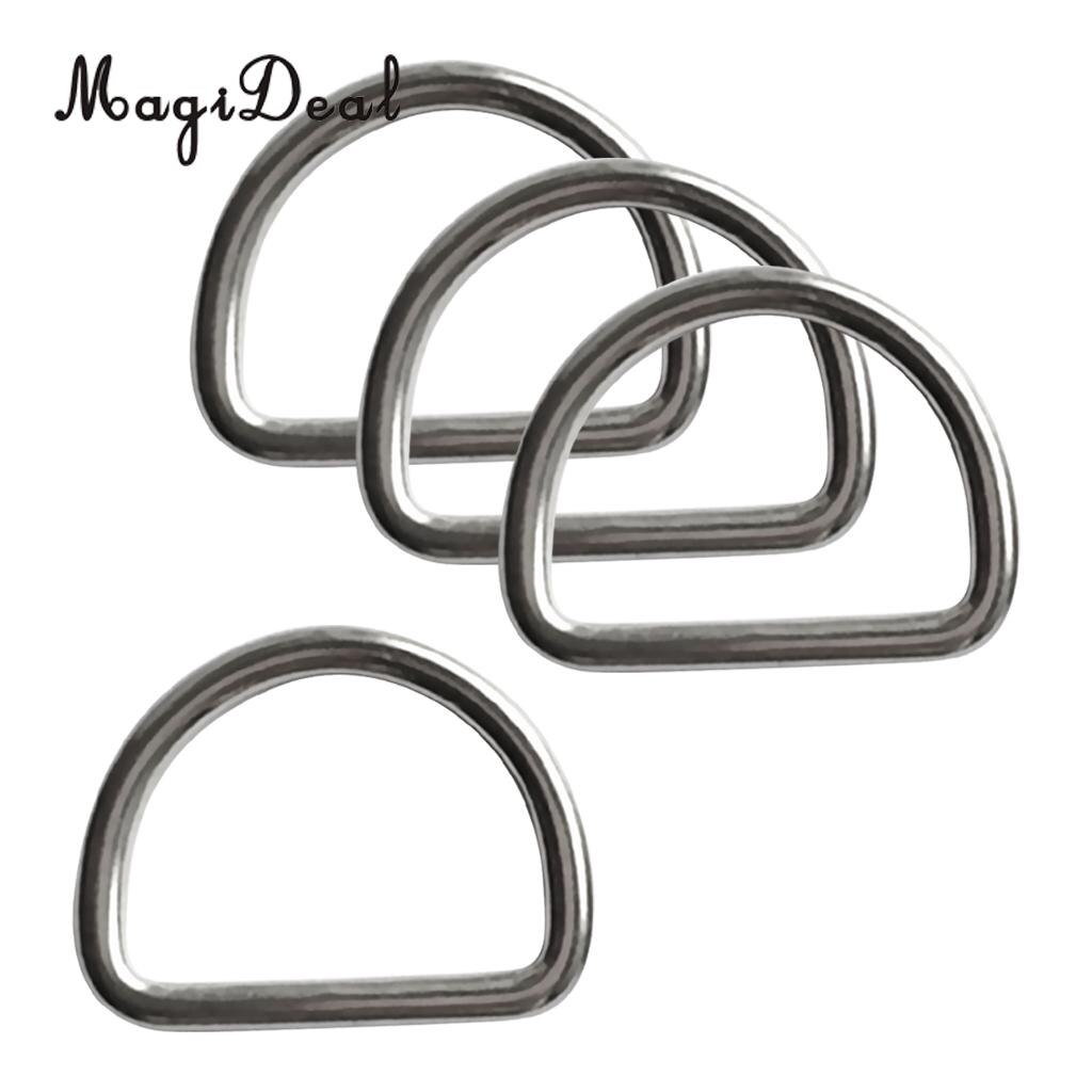 MagiDeal Heavy Duty 4Pcs Diving Scuba D Ring for 3... – Grandado