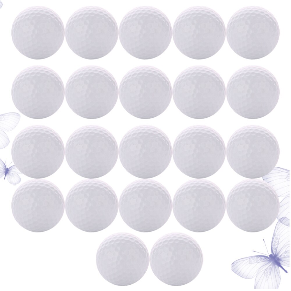 22 stk golfbold nyttig bærbar golf træningskugle h... – Grandado