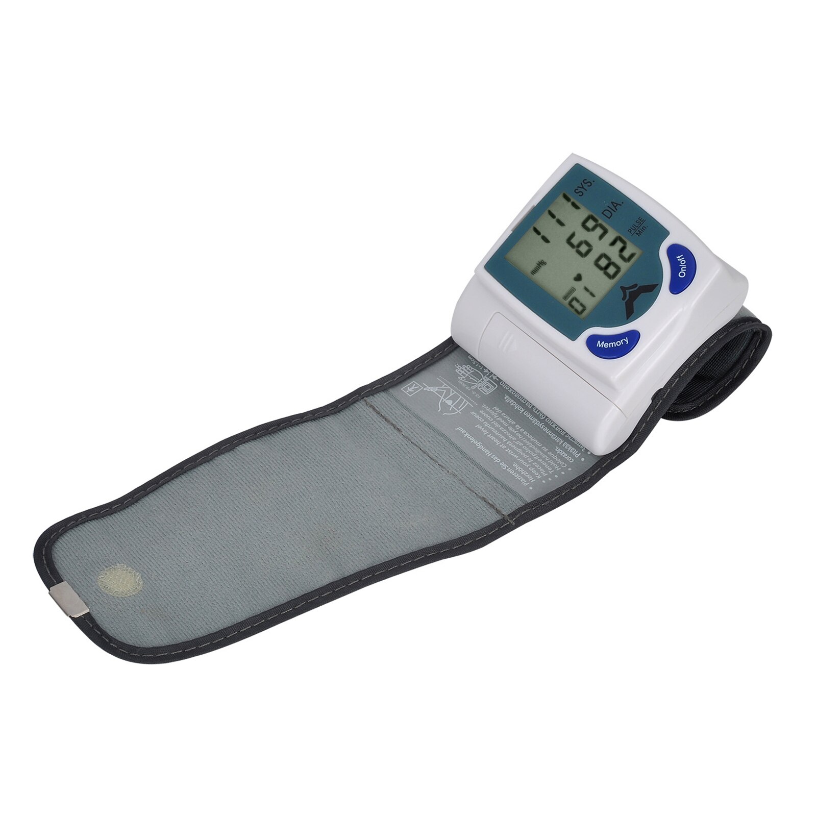 Wrist Blood Presssure Monitor Systolic/Diastolic P... – Grandado