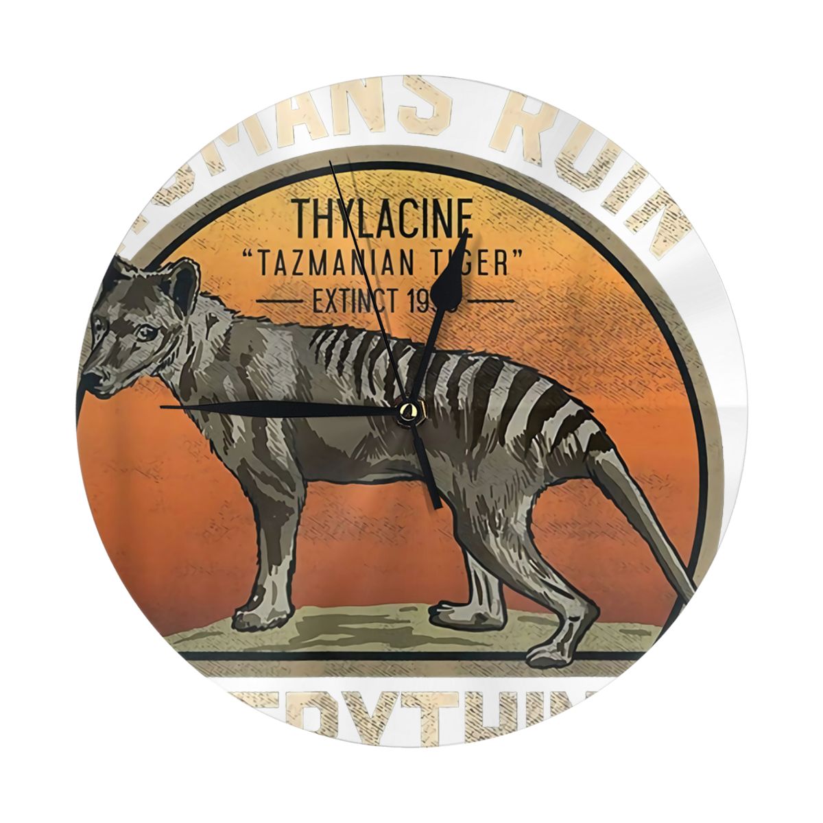 Tasmanian Tiger Thylacine Australian Extinct Anima... – Vicedeal