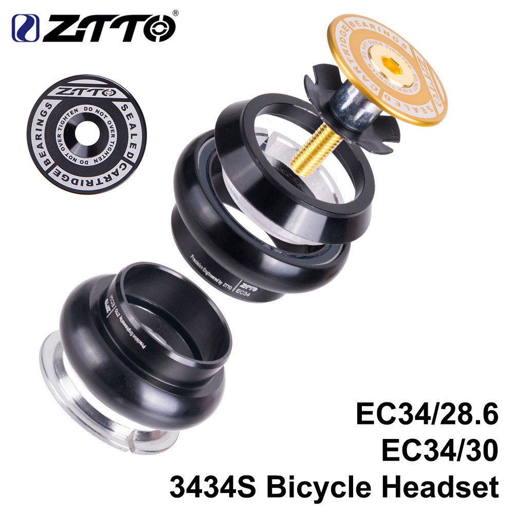 ZTTO 3434S MTB Road Bike Threadless Headset 34mm E... – Grandado