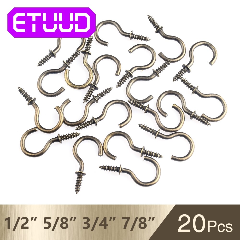20Pcs Carbon Steel Light hook Question Mark hooks,... – Grandado