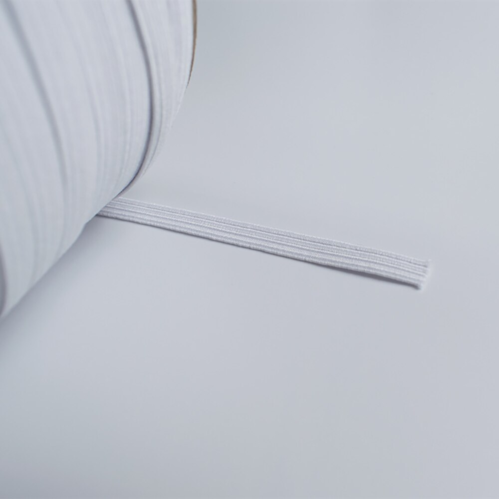 White Black Elastic Bands 3/5/6/8/10/12/15mm Polye... – Vicedeal