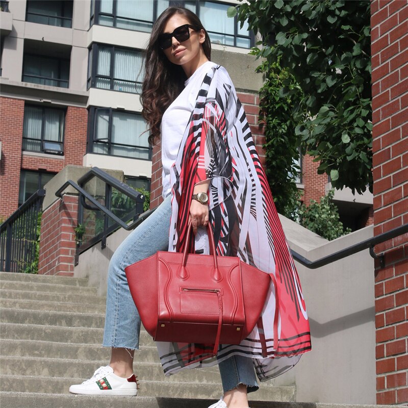 Womens Floral Kimono Cardigan Boho Beach Chiffon C... – Grandado