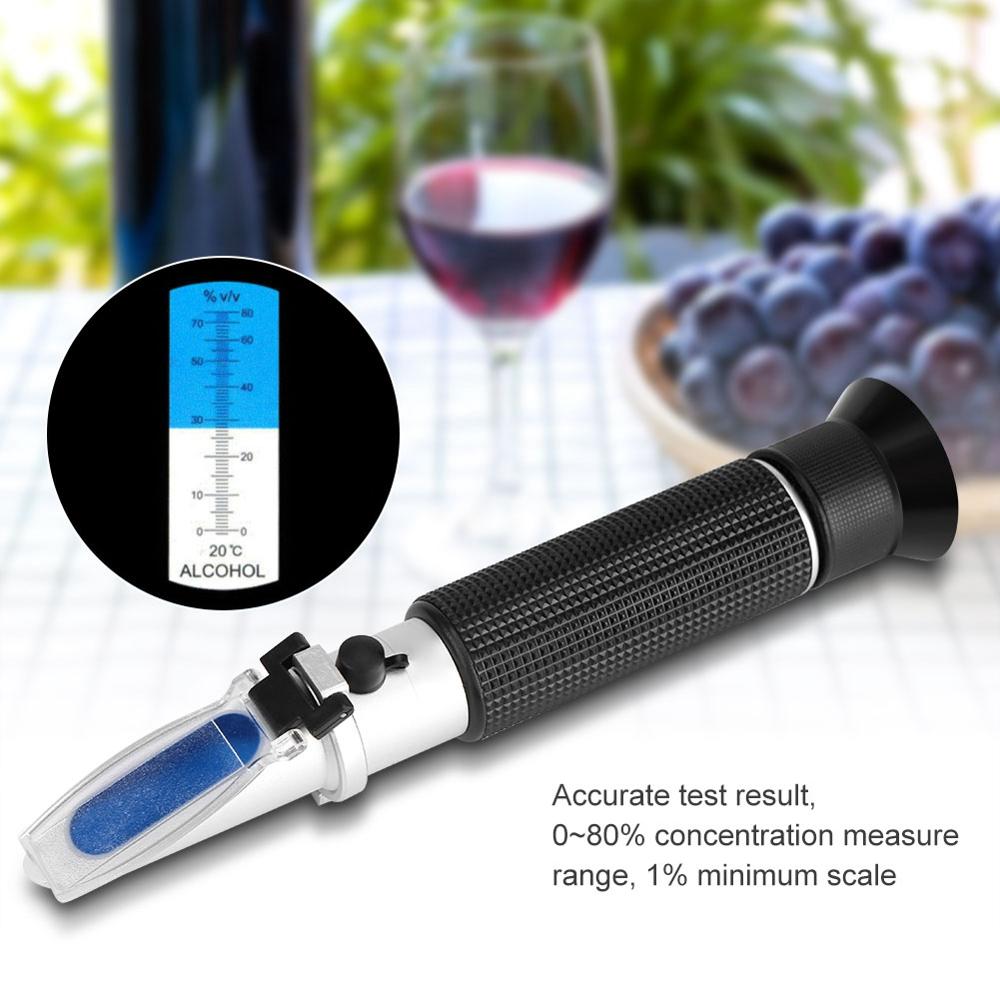 Refraktometer Alkohol Alkoholometer Meter Handheld Werkzeug Hydrometer ...