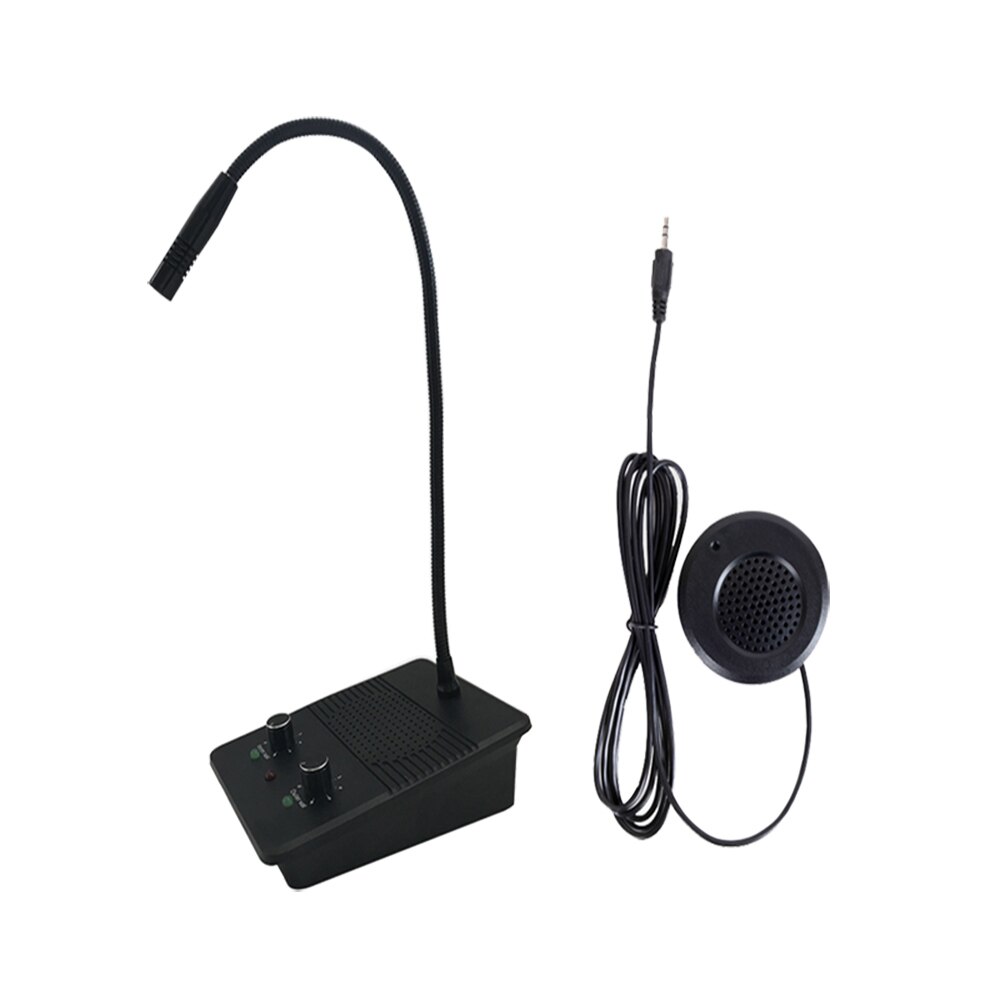 Dual Manier Venster Teller Intercom Luidspreker Au... – Vicedeal