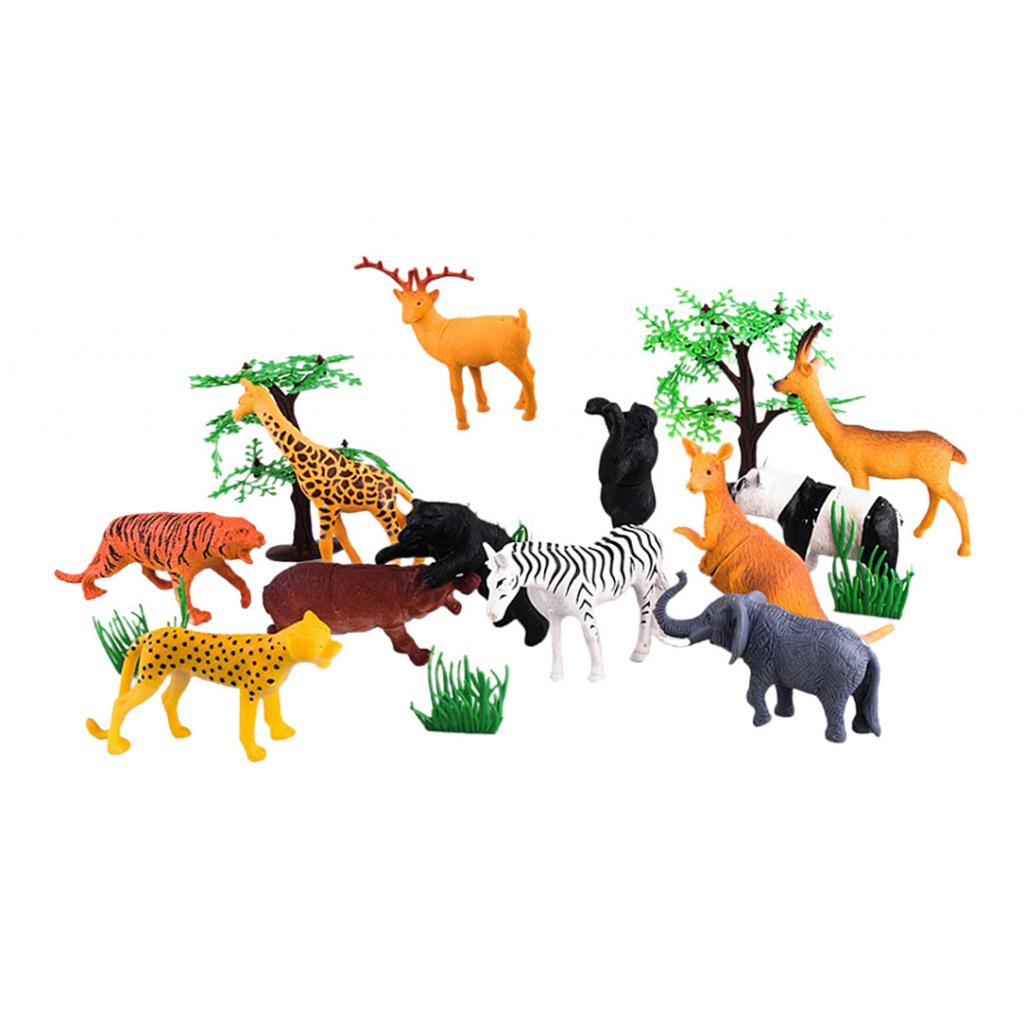 Realistic Land Animal Model Toy Plastic Figure Zoo... – Vicedeal