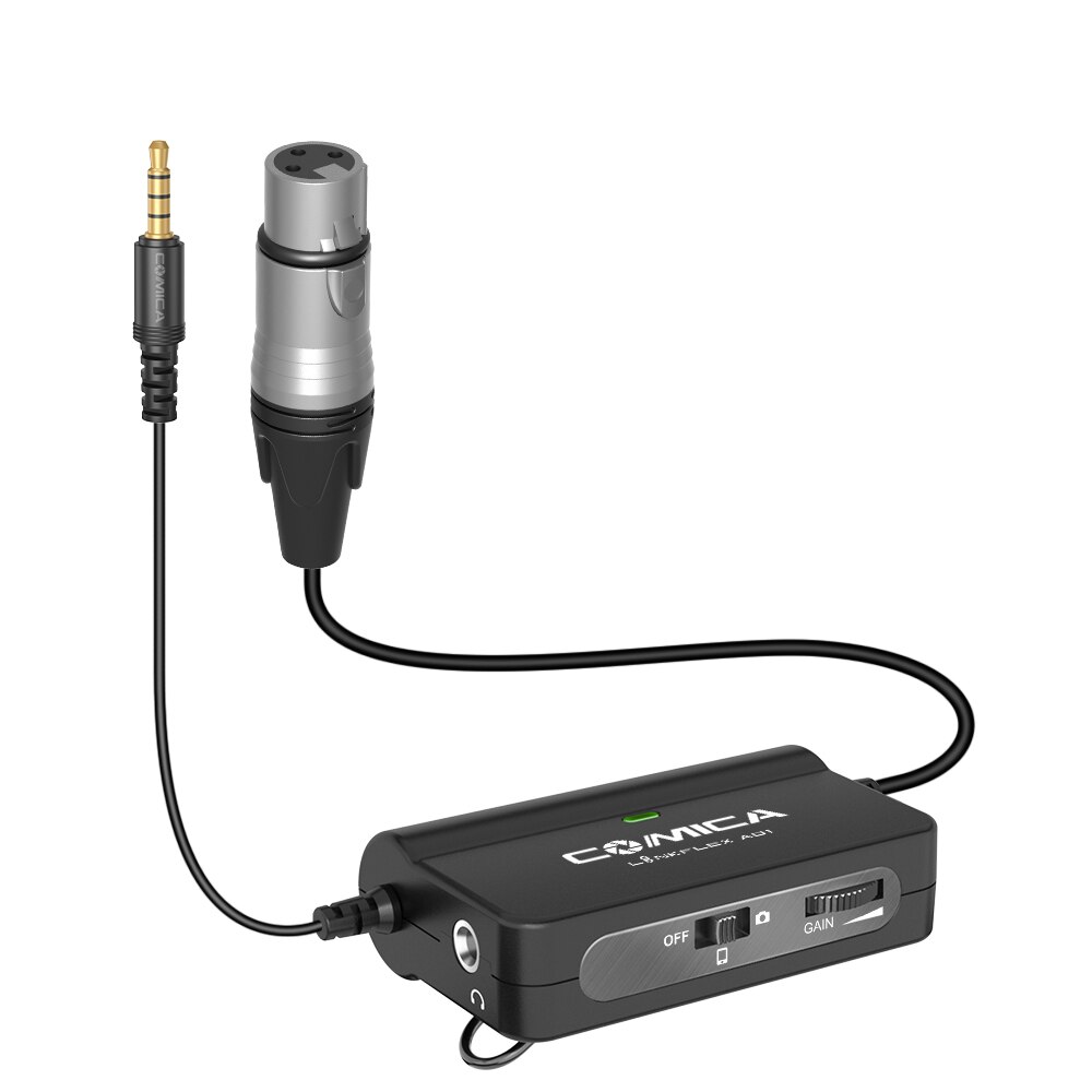 Comica LINKFLEX AD1 Microphone Preamp Adapter XLR ... – Vicedeal