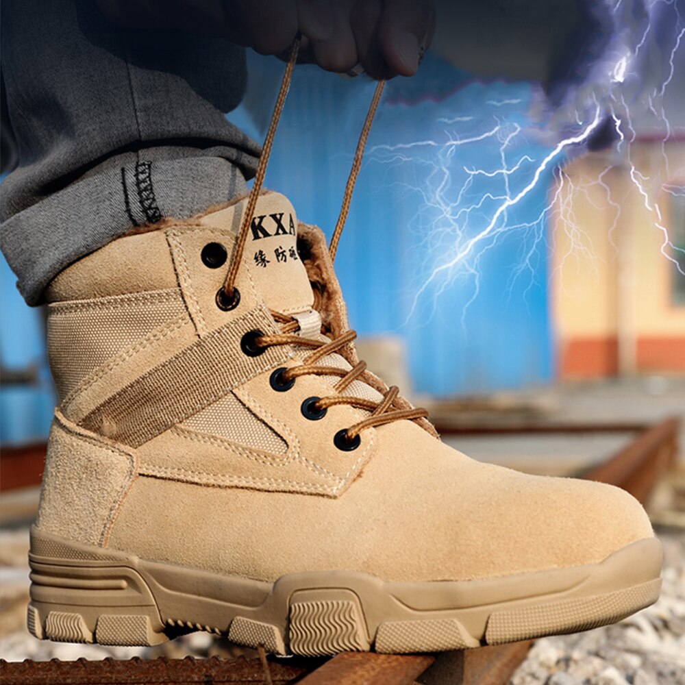 Winter Composite Head Safety Shoes, Warm Insulatio... – Grandado