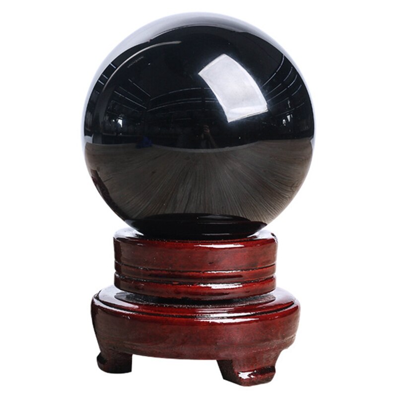 80Mm Natural Black Obsidian Sphere Grote Crystal B... – Grandado