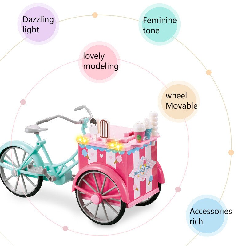 Mini Toy Candy Ice-cream Outdoor Three-wheeled Tri... – Grandado