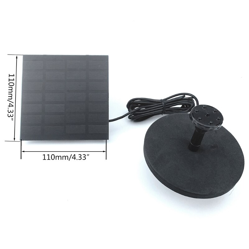 Square Solar Floating Water Fountain with Filter f... – Grandado