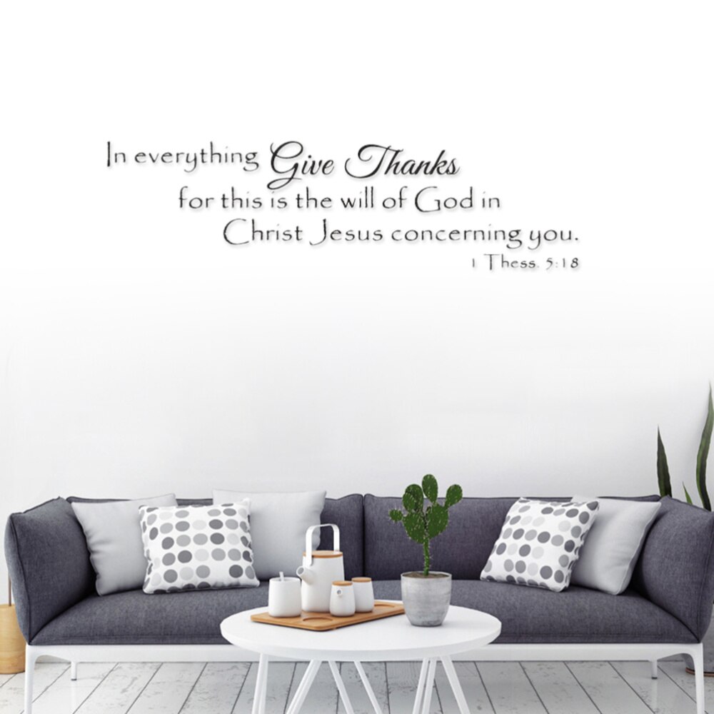 In Everything Christian Jesus Quotes Wall Stickers... – Vicedeal
