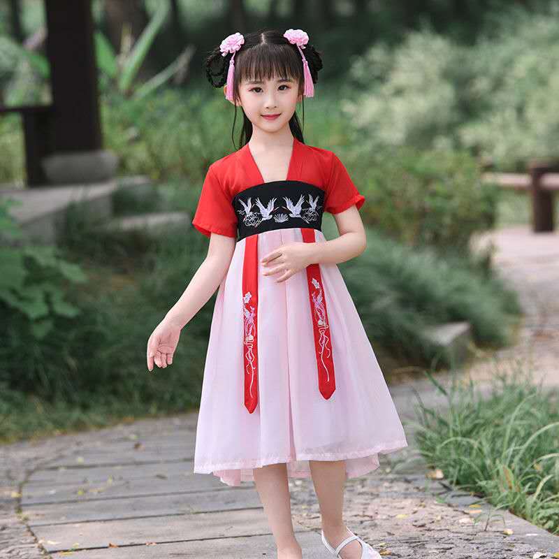 Chinese Traditional Hanfu Ancient Fairy Children's... – Grandado