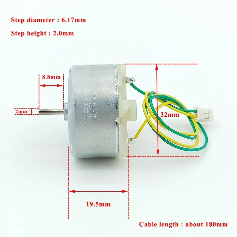MABUCHI RF-500TB-18280 Mini 500 Motor DC 3V 5V 6V ... – Grandado