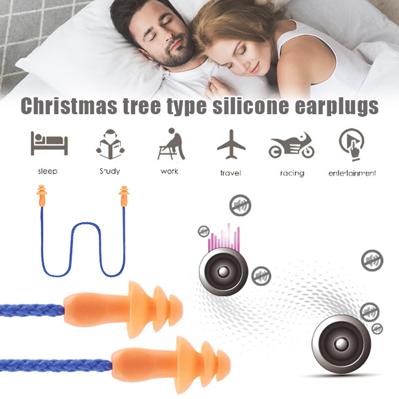 Silicone Boom Model Oordopjes Anti-geluid Hoge Dec... – Grandado